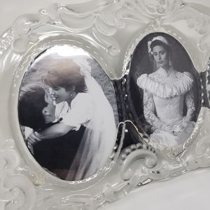 Mikasa | Accents | Mikasa Princess Lead Crystal Frosted Triple Oval ...